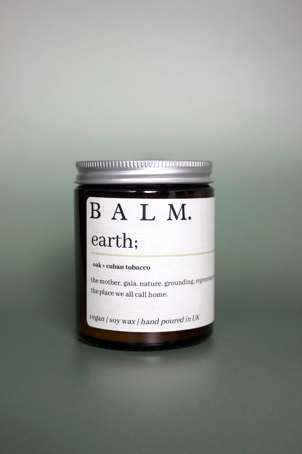 Balm Wellness Earth Oak & Cuban Tobacco Candle - Selene & Gaia